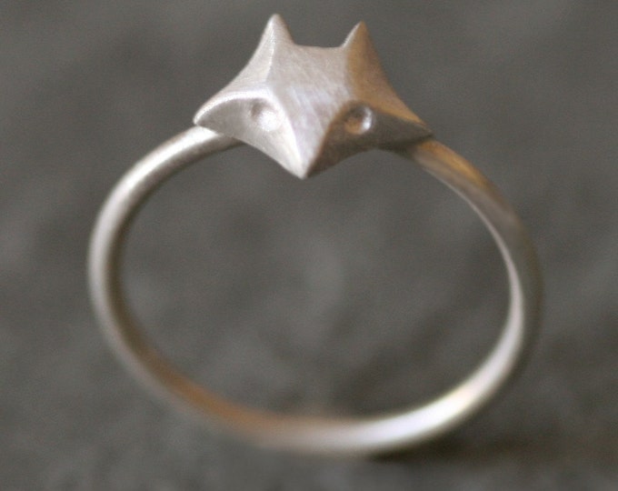 Fox Ring in Sterling Silver - Etsy