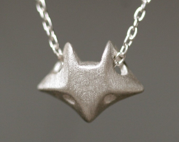 Fox Necklace in Sterling Silver - Etsy