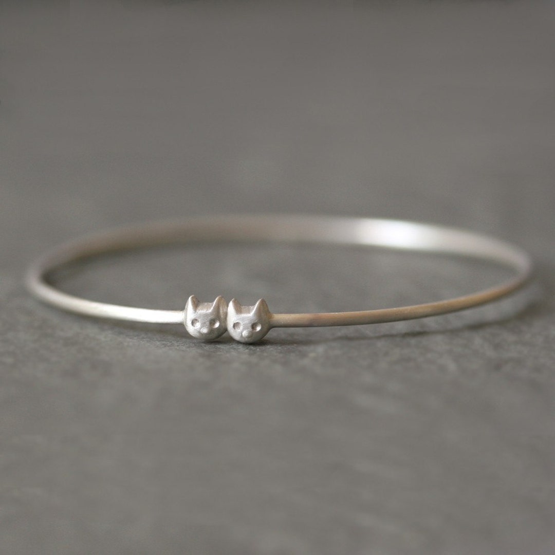 Kitty Bangle - Etsy