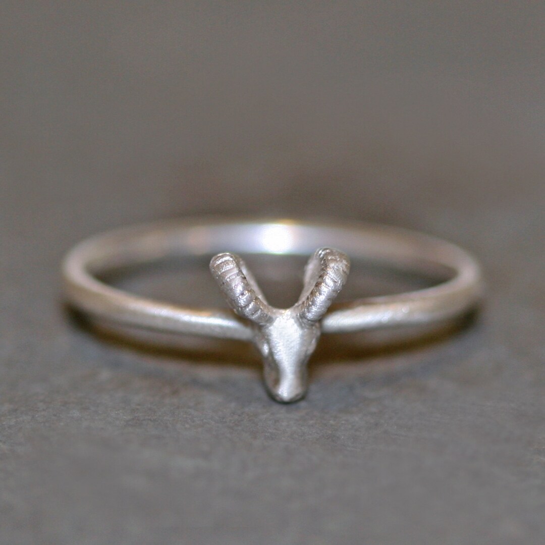 Ram Ring in Sterling Silver - Etsy
