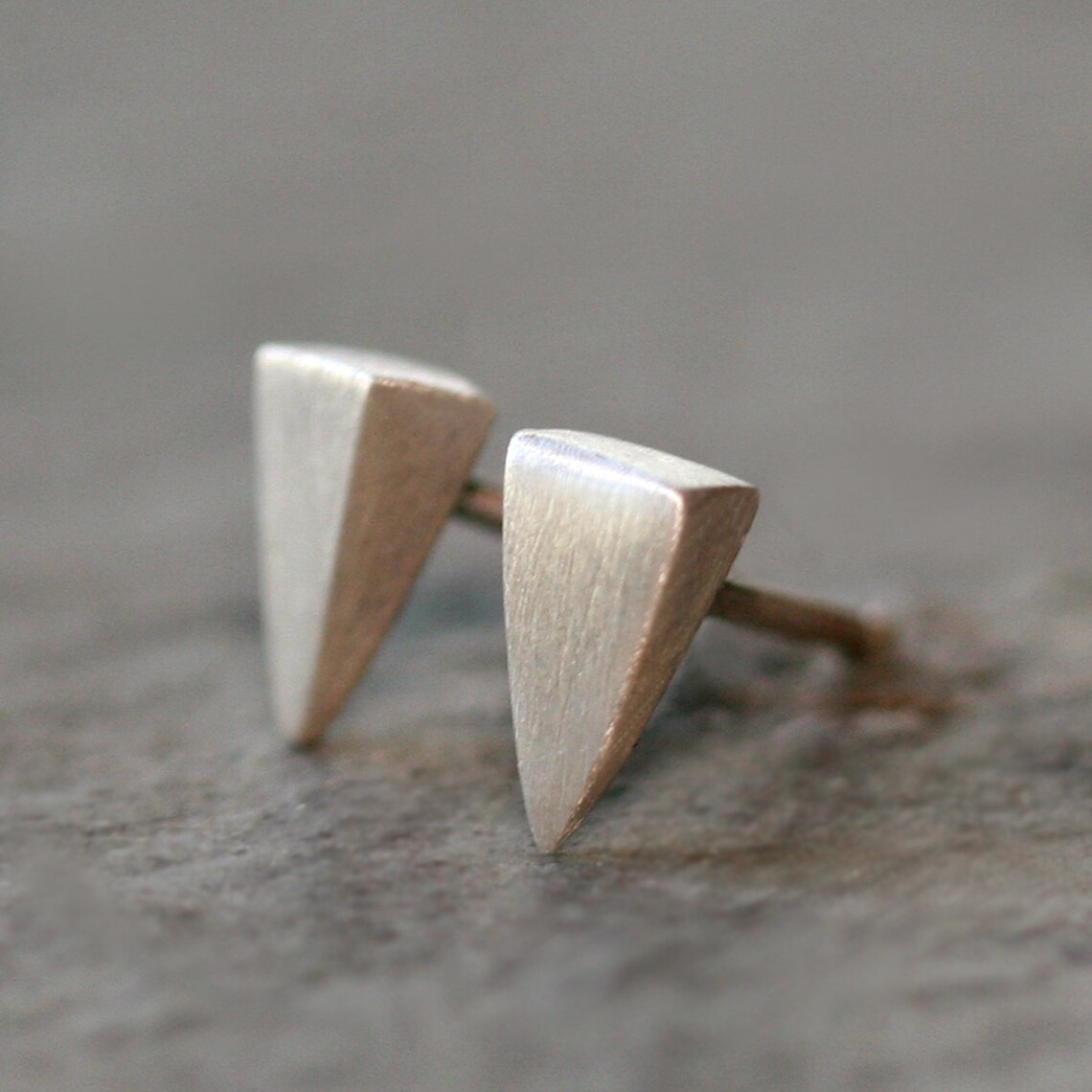 Small Spike Stud Earrings Sterling Silver - Etsy