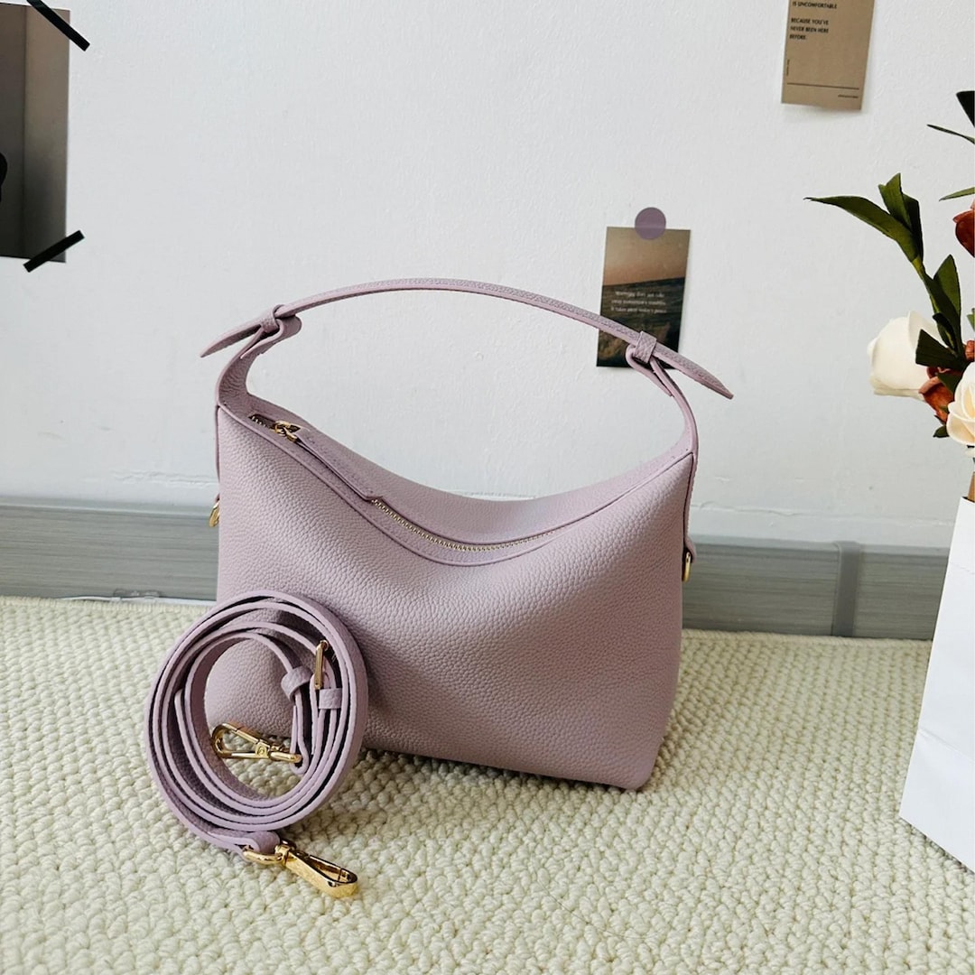 Women's Leather Handbags, Minimalist Women's Top Handle Bag, Elegant ...