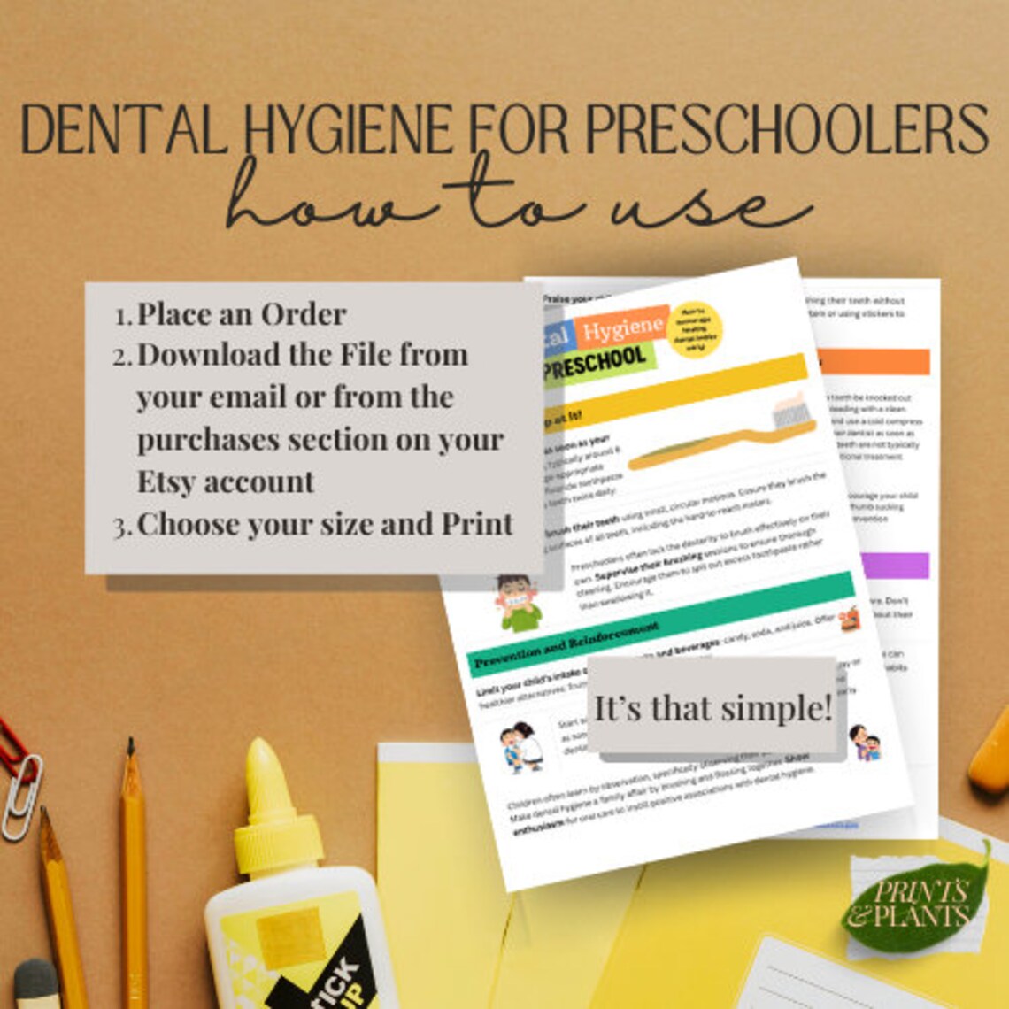 Dental Hygiene Infographic for Preschoolers - for Parents and ...