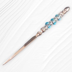 Pretty Beaded Letter Opener Modern Shape Variety of Colors - Etsy