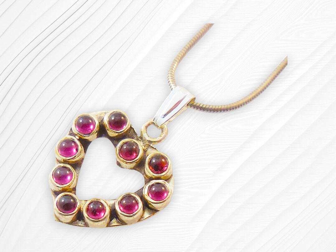 Collar con colgante de amatista de plata de ley cadena de - Etsy España