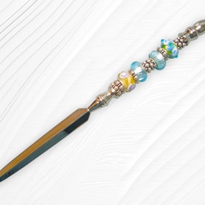 Pretty Beaded Letter Opener Modern Shape Variety of Colors - Etsy