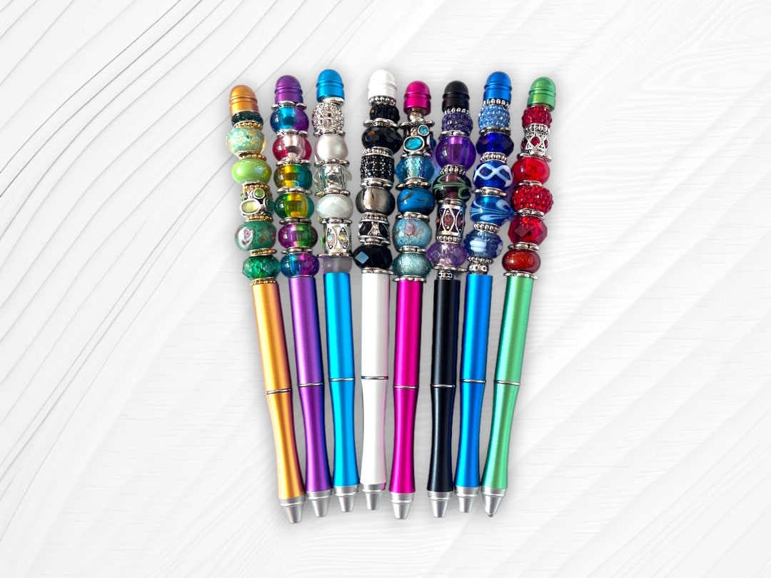 Beaded Lightweight Aluminum Pen Variation of Colors and Perfect for ...