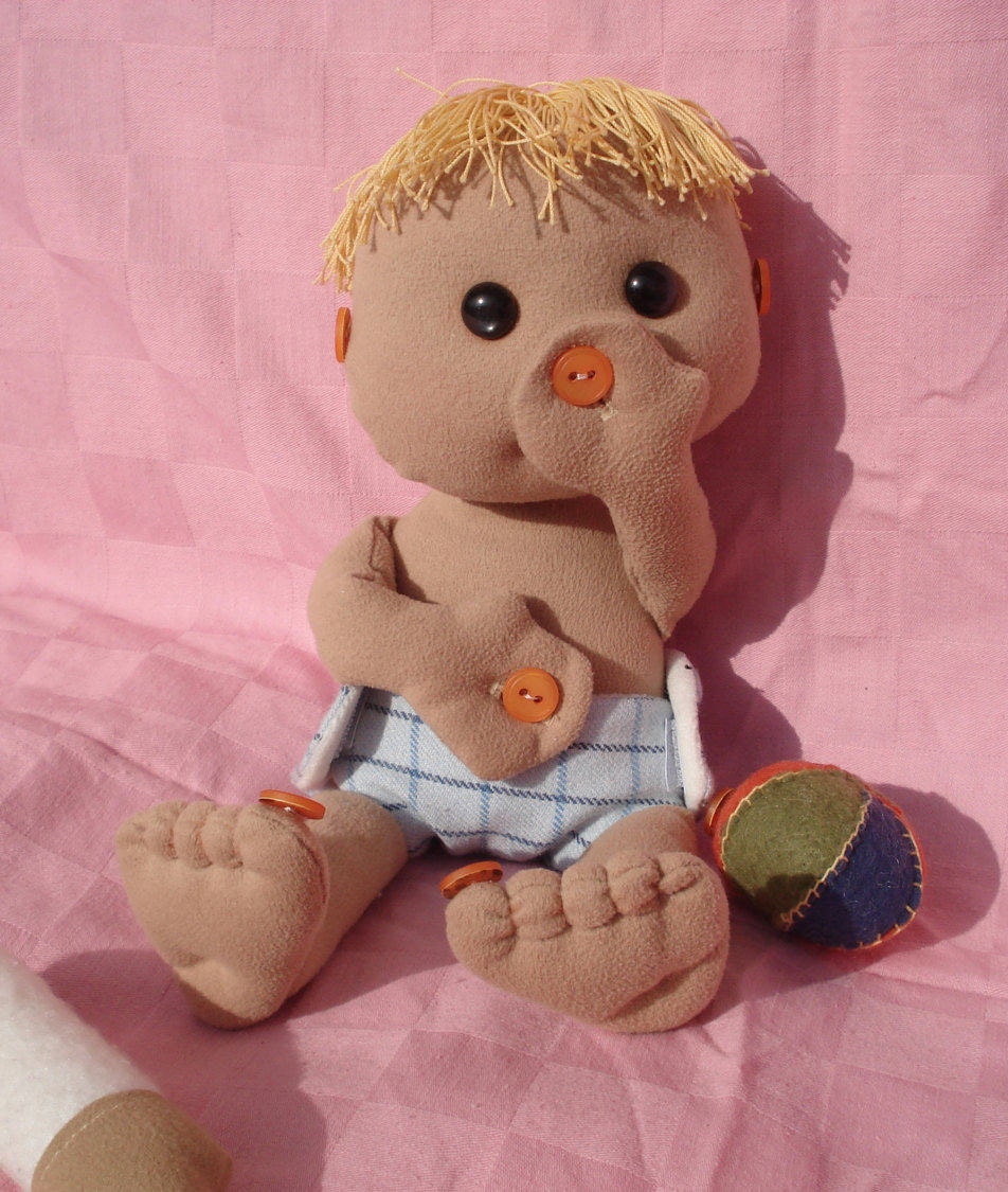 PDF Pattern/soft Sculpture Doll Pattern/ Boy Doll/ Baby Boy ...