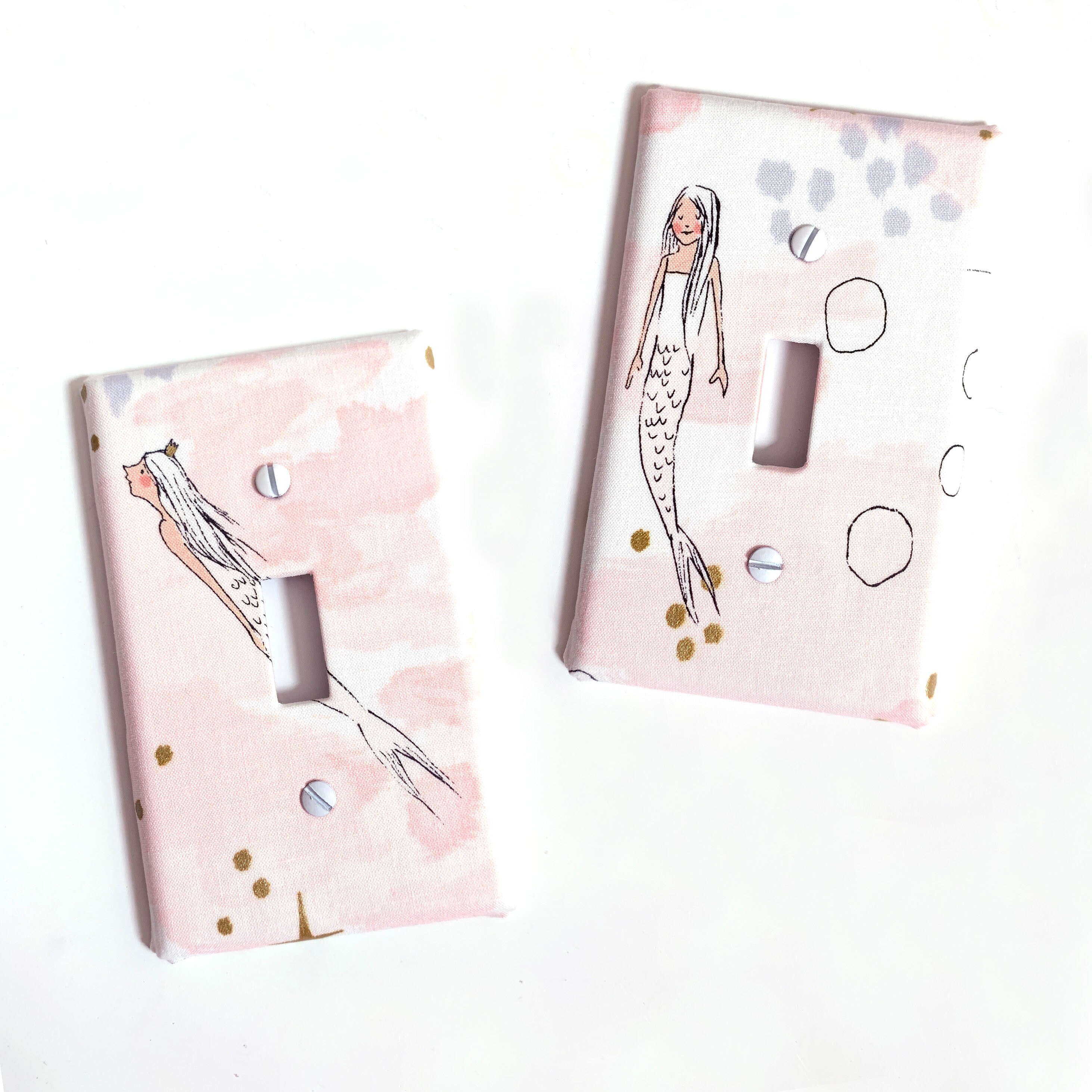 Fabric Covered Light Switch Plate Cover All Styles Double | Etsy