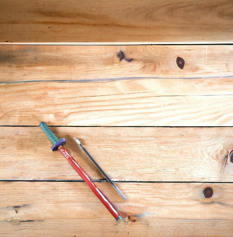 Demon Slayer Sword Model Gel Pen Kimetsu No Yaiba Tanjirou Gun Cosplay ...