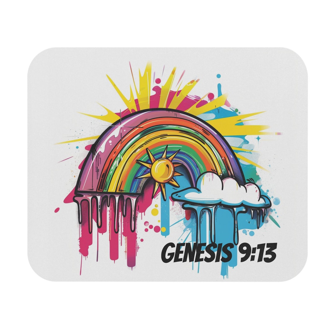 Genesis 9:13 Graffiti Mouse Pad (rectangle) - Etsy