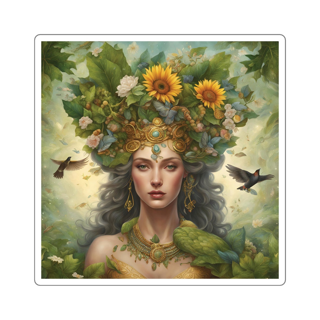 Artemis, Maiden Archetype of the Triple Goddess Sticker - Etsy