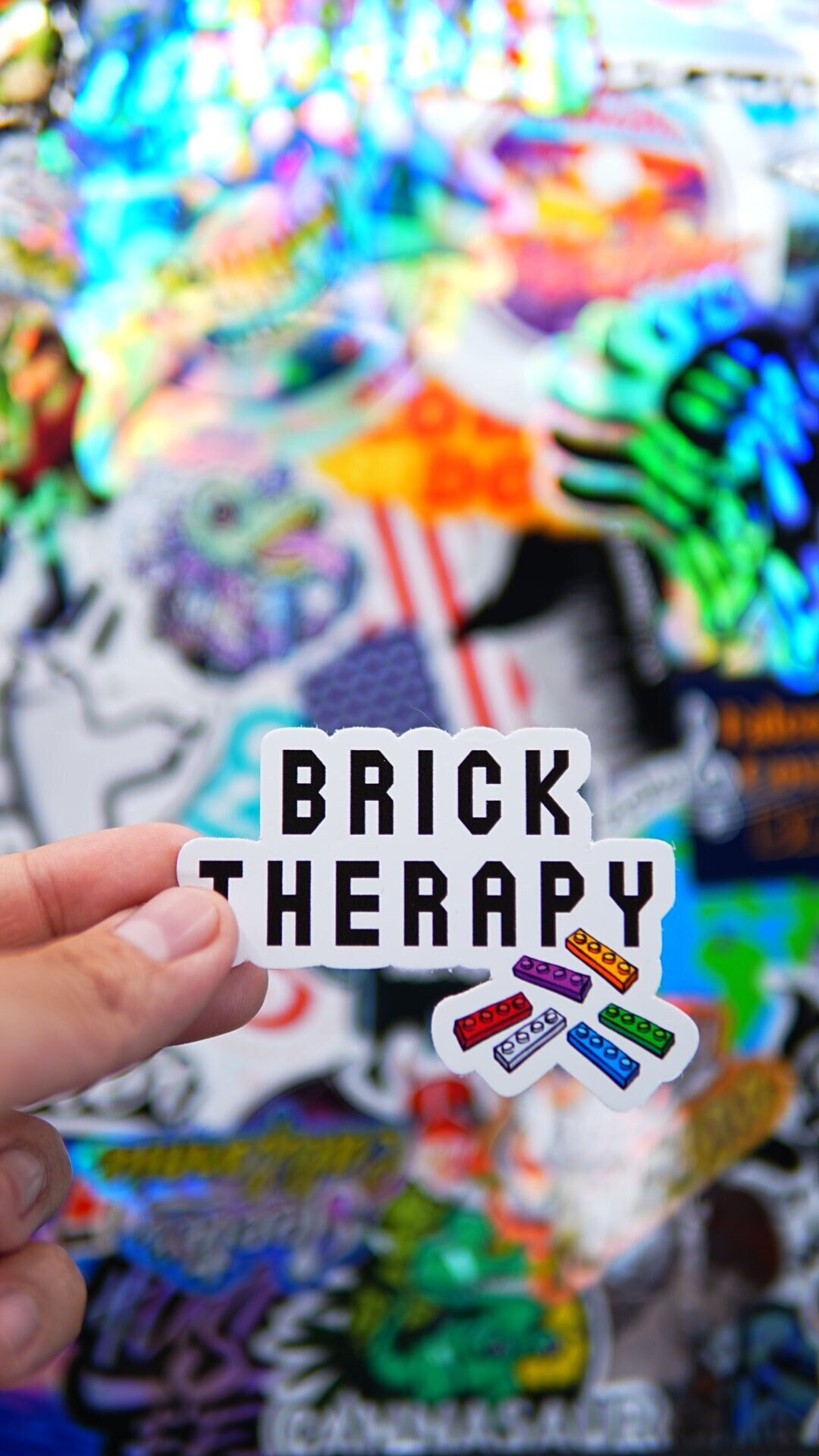 Brick Therapy 3" Vinyl Sticker - Etsy