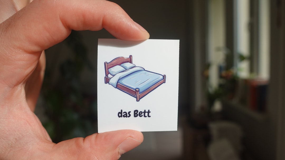 Home German Stickers Set of 10 Stickers Languages Cartoon Style ...