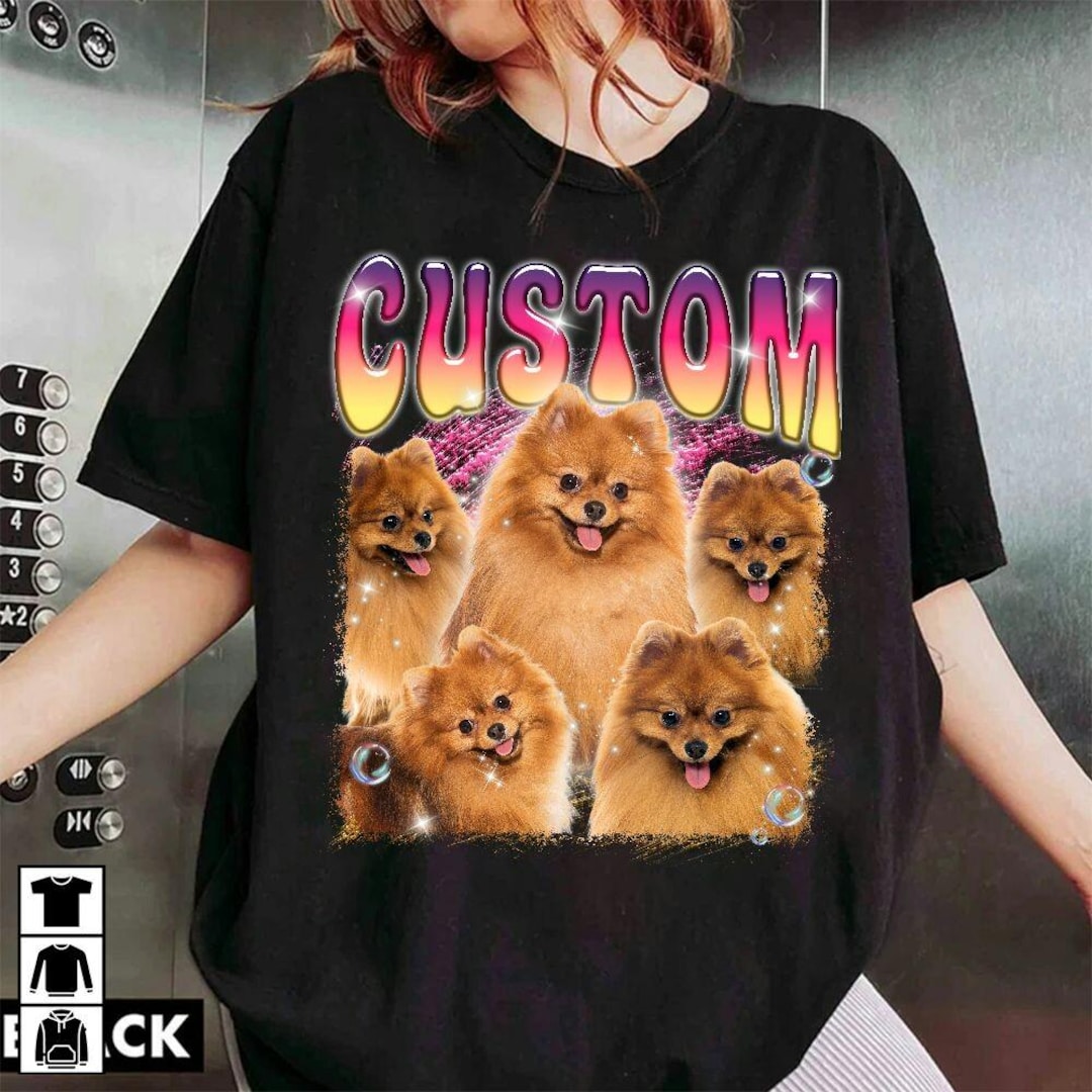 Custom Bootleg Dog Shirt, Custom Vintage Pet Shirt, Personalized Pet ...