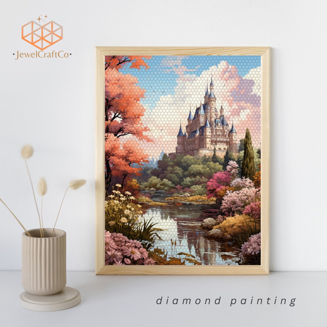 Fantasy Castle Diamond Painting Kit 40x50cm, 3d Painting, Gem Art Kits ...