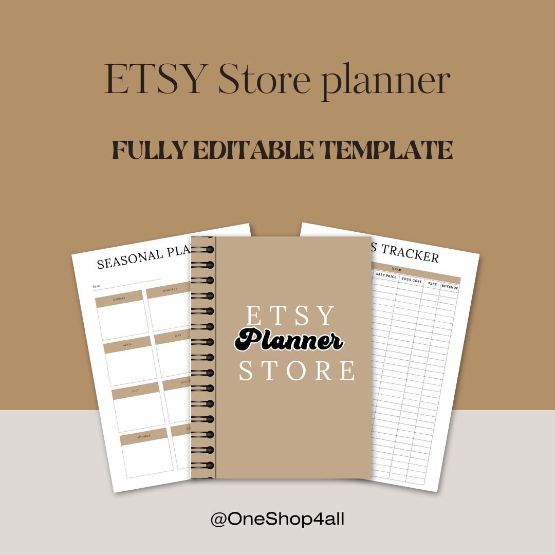 ETSY Planner | CANVA Template | Done for You Planner | Printable Planner | Success Planner ...