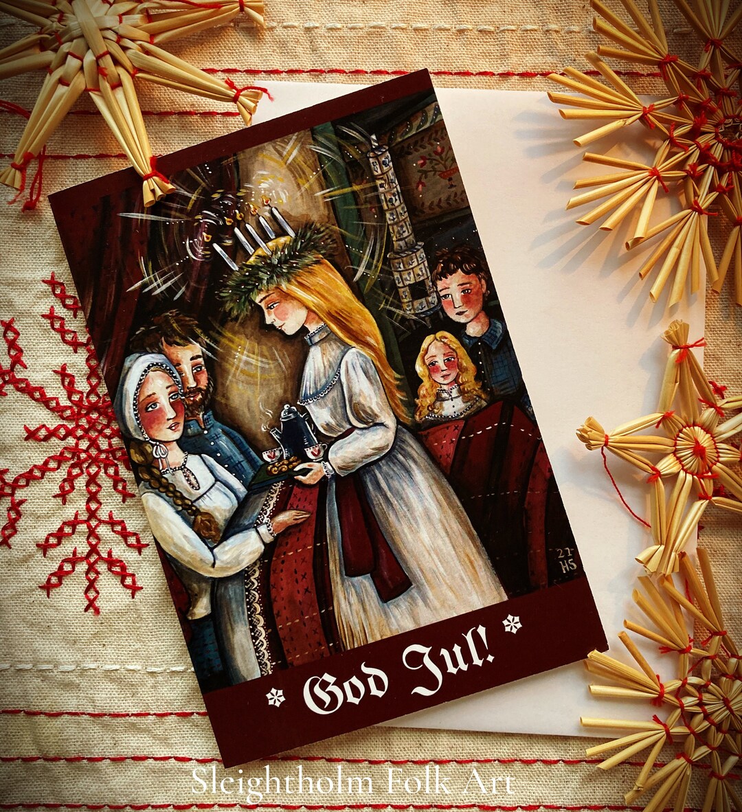 NOTECARD St Lucia's Light 4x6 Notecard With Envelope - Etsy