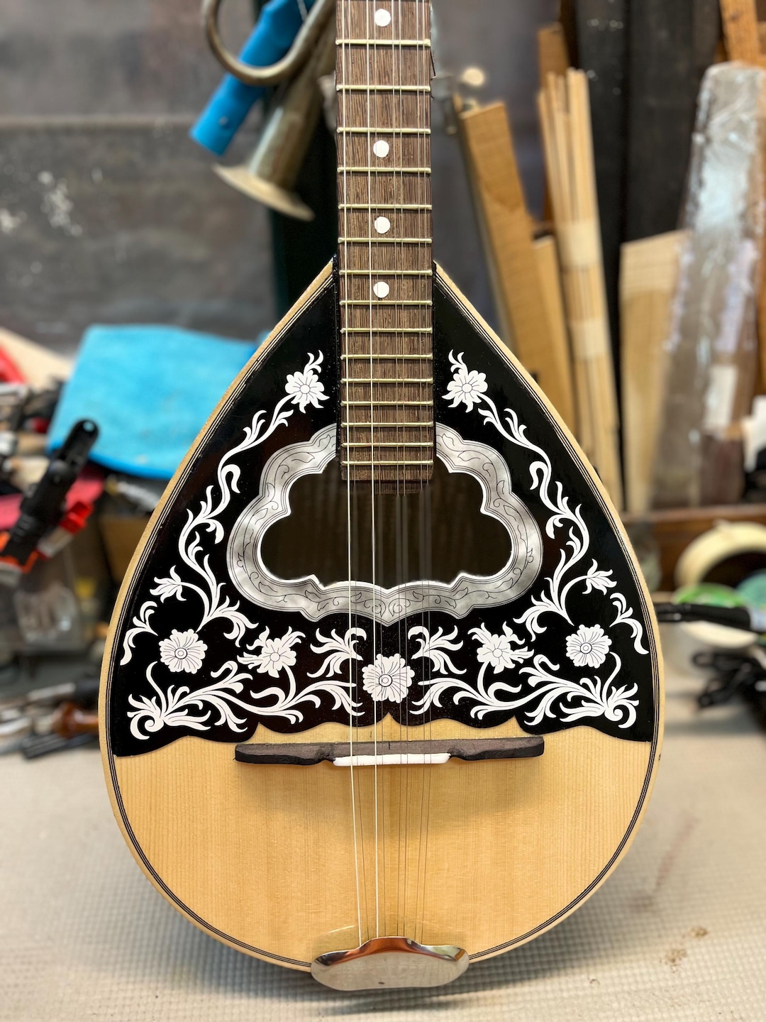 Handmade Greek Bouzouki TSB4| Traditional 4-string Instrument With Gig ...
