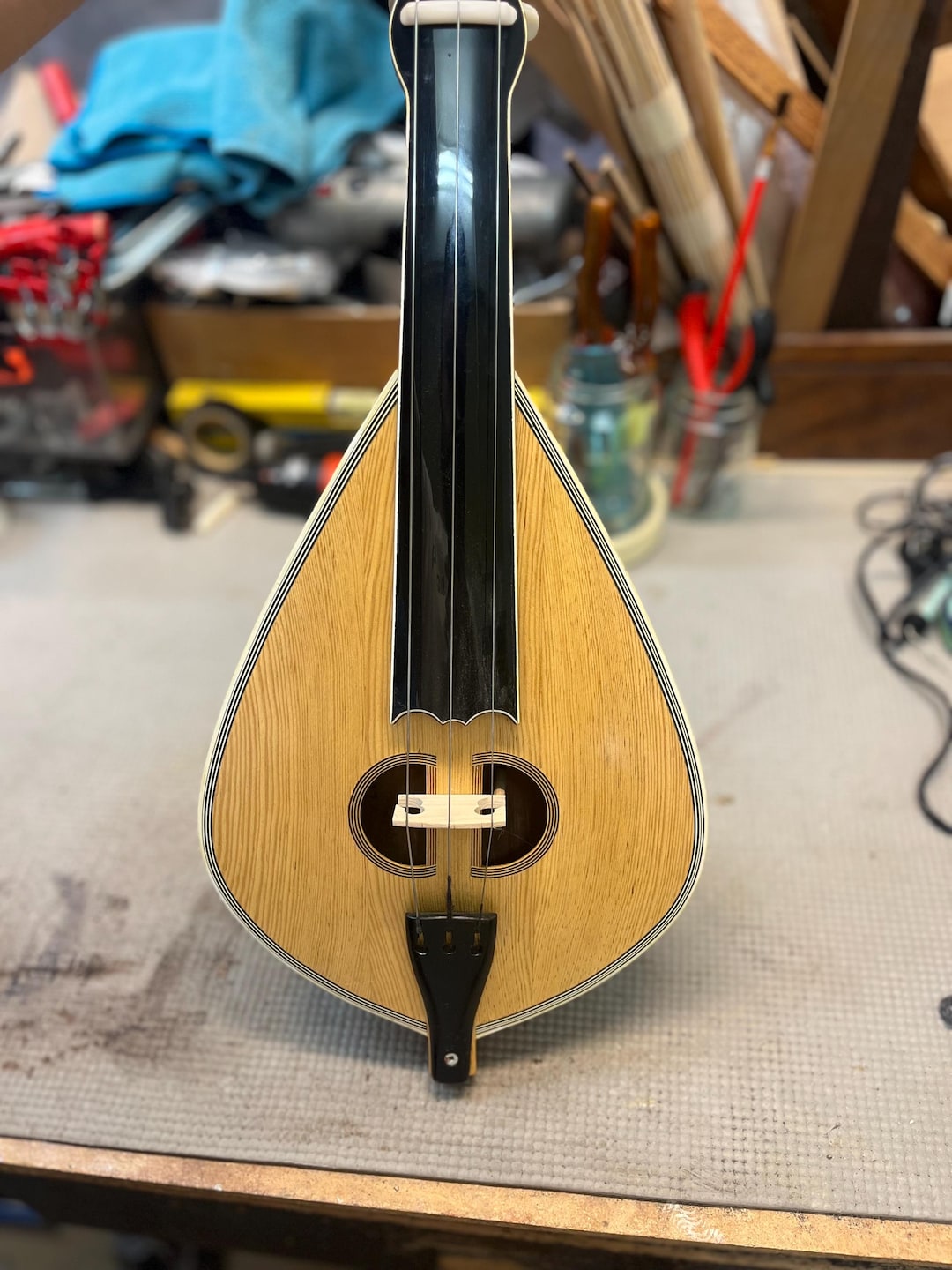 Handmade Greek Lyra of Crete| Lebanese Cedar Top, Walnut Back ...
