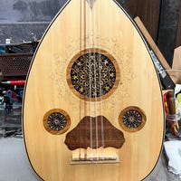 Turkish Oud Made by Enver Asaf | Mahogany Handmade Oud With Internal ...