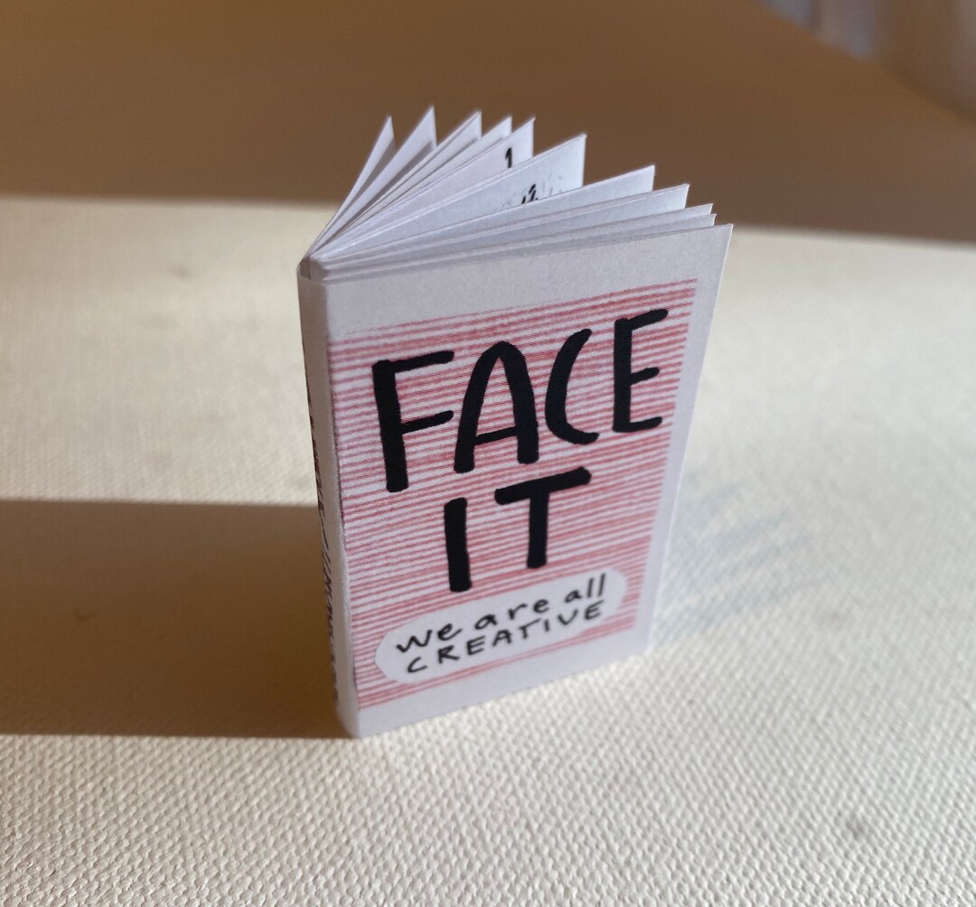 14 Pg. Teeny Zine Ultra Tiny Zine face It We Are - Etsy