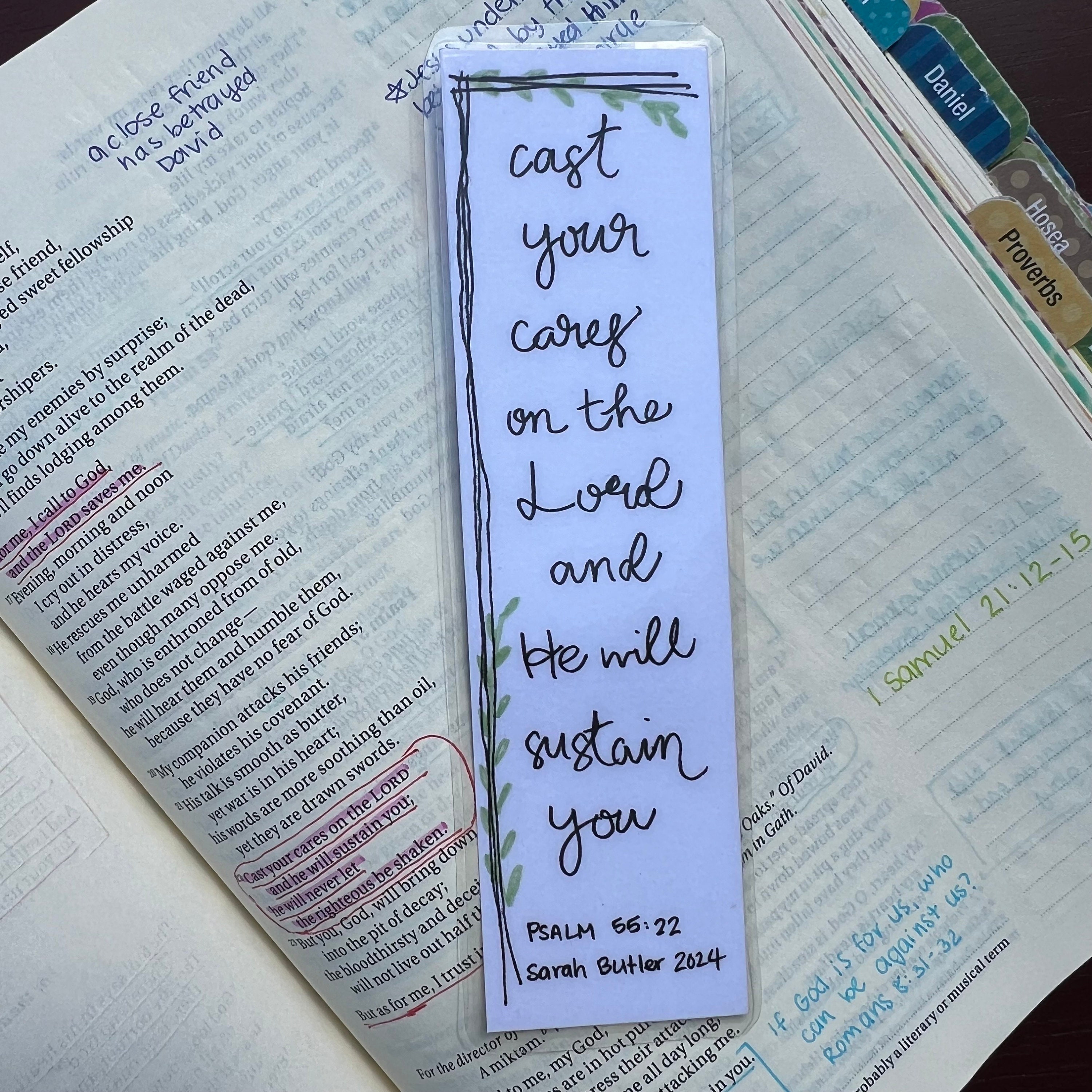 Scripture Bookmarks | Bible Verse | Psalms | Book Accessories ...