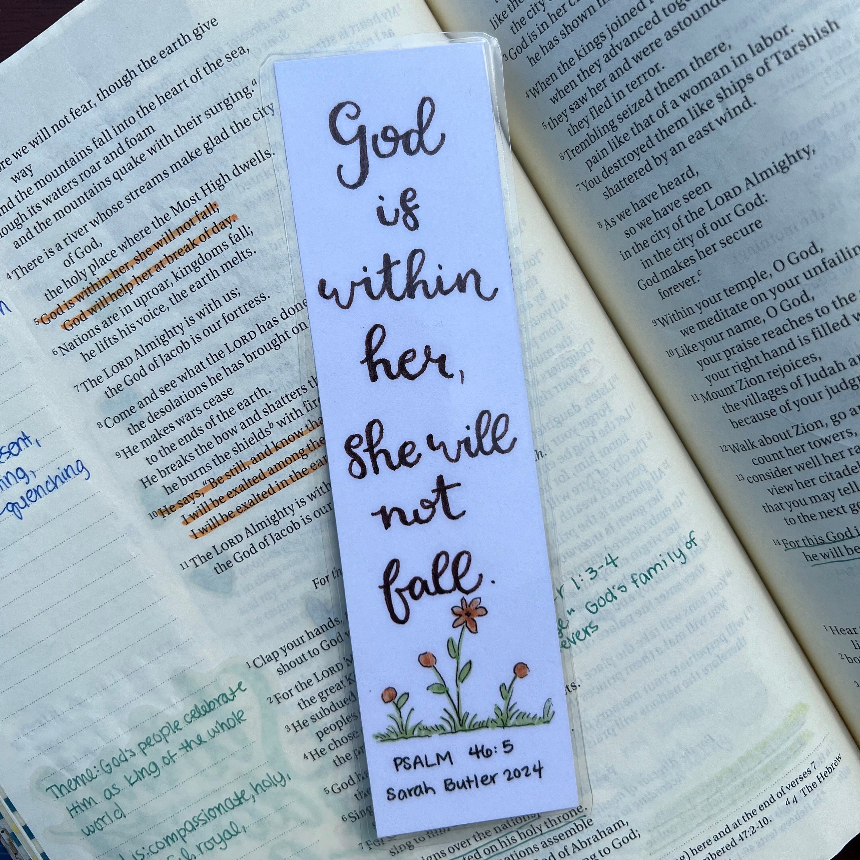 Scripture Bookmarks | Bible Verse | Psalms | Book Accessories ...