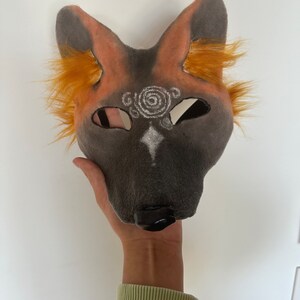 Cross Fox Mask With Markings - Etsy