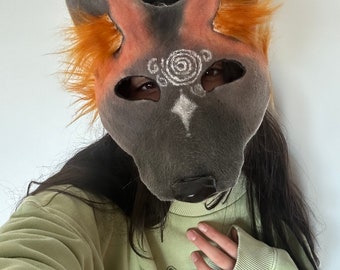 Cross Fox Therian Mask - Etsy