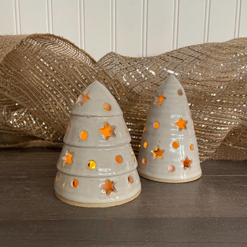 Ceramic Luminary - Etsy