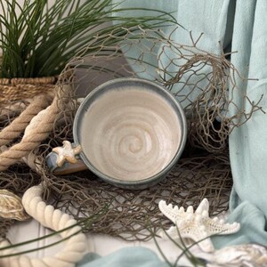 Starfish Chowder Mug, Handmade Pottery Chowder Bowl - Etsy