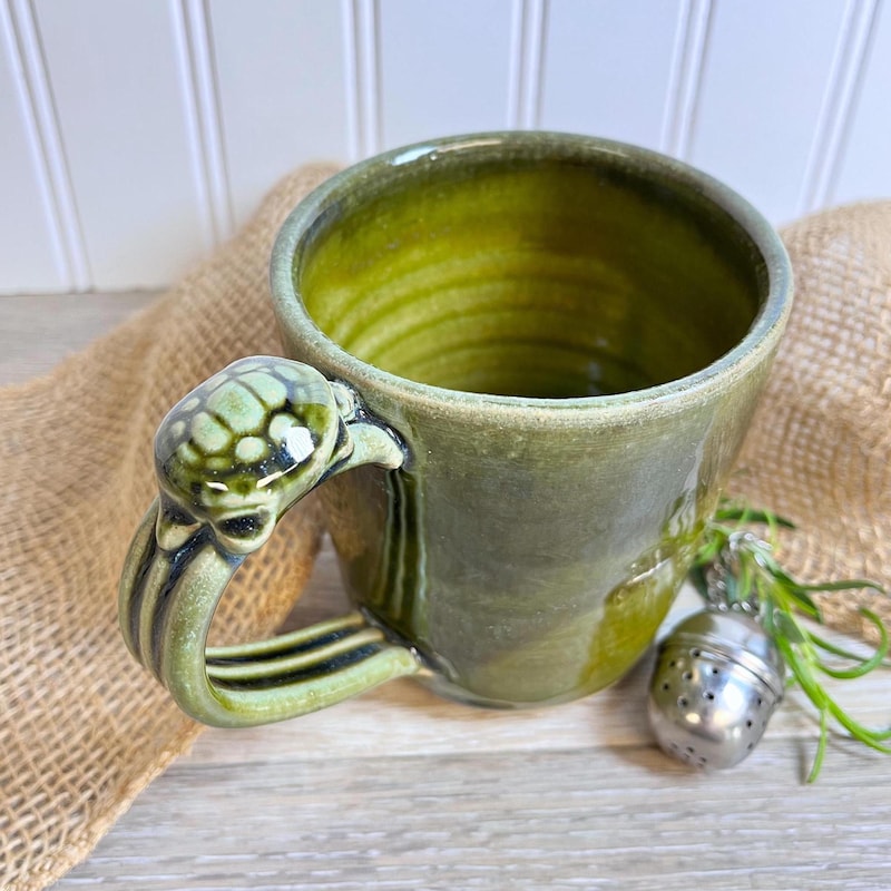 Turtle Mug - Etsy