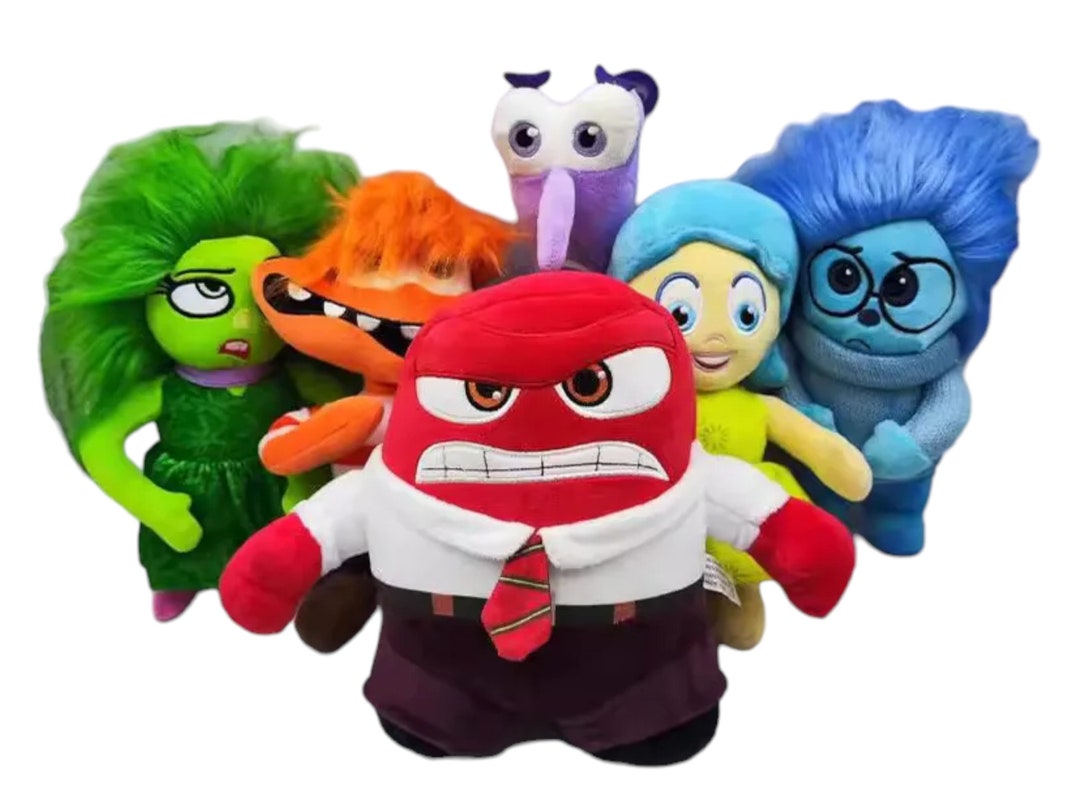 Inside Out 2 Plush Toys Figures Soft Stuffed Pillow Dolls, Character ...