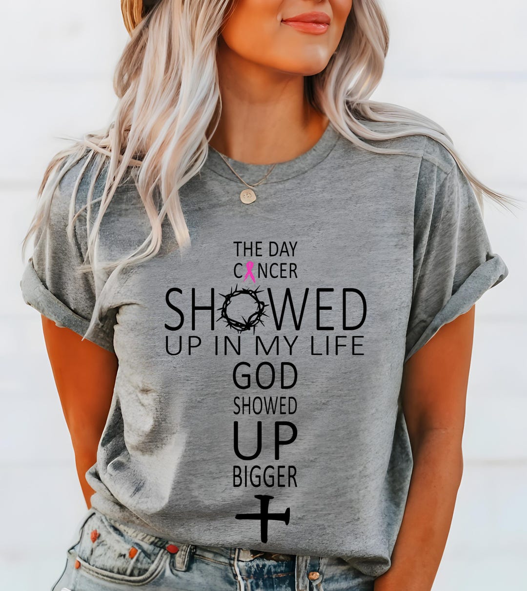 Religious Cancer Awareness Tee, Cancer Survivor Gift, Christian Cancer ...