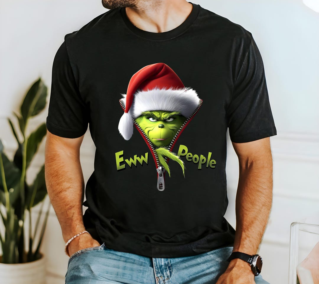 Eww People Shirt, Grinch Smiling Face Shirt, Christmas Shirt, Christmas ...