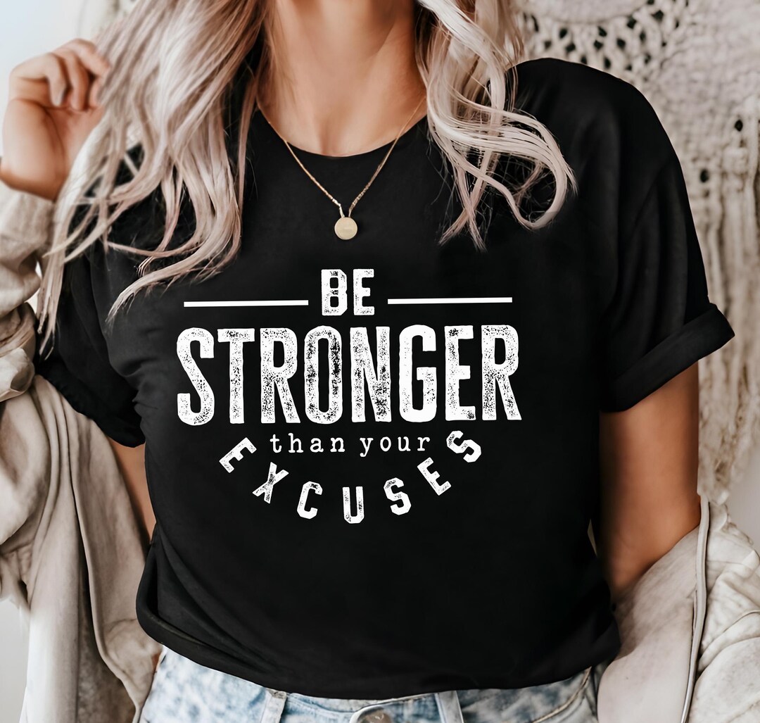Cool Workout Shirt, Trendy Gym Shirt, Inspirational Exercise Tee, Be ...