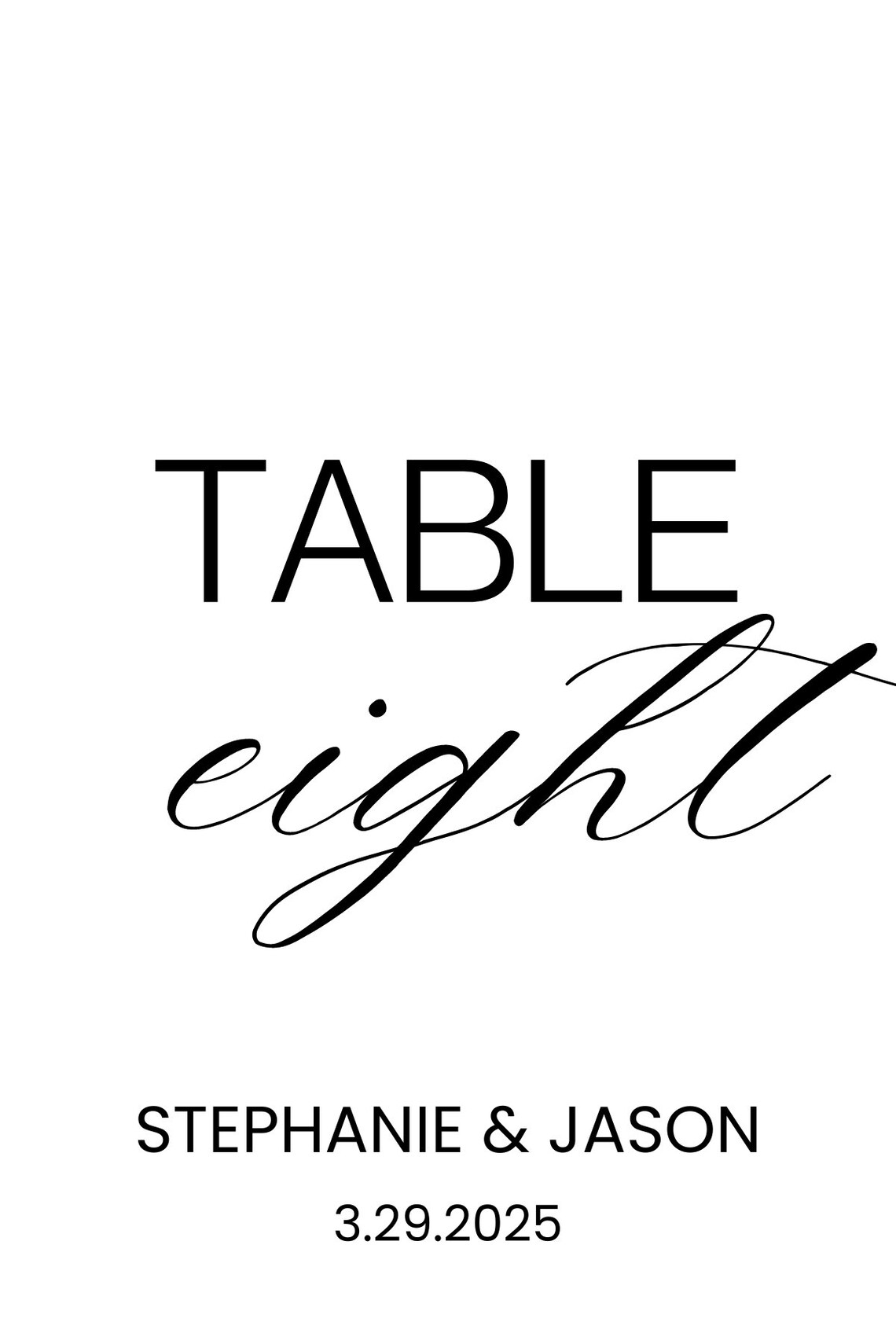 Customizable Table Numbers Template for Events Digital Download ...