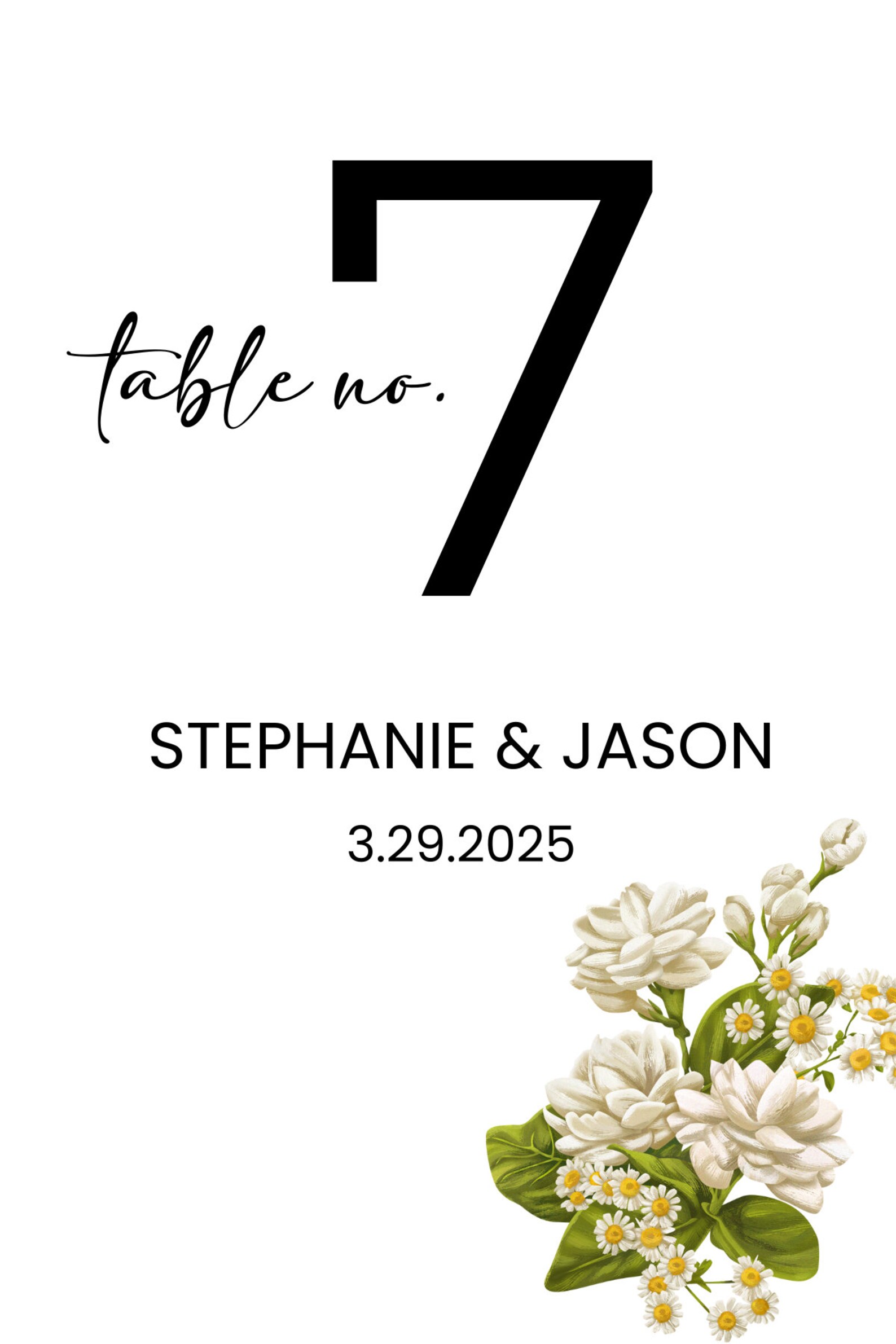 Customizable Table Numbers Template for Events Digital Download ...