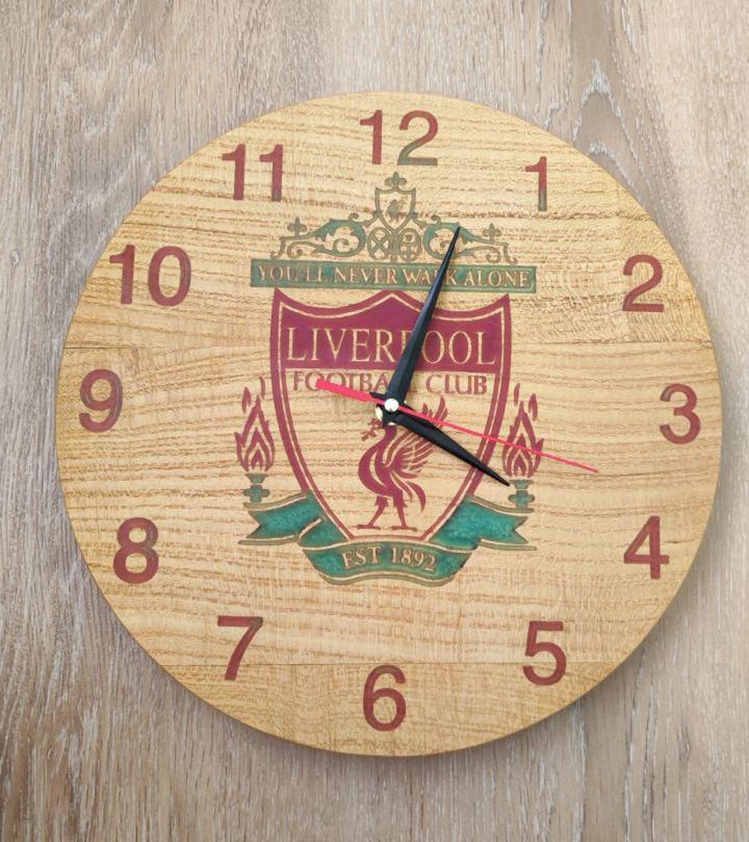 CNC Files Wall Clock Liverpool - Etsy