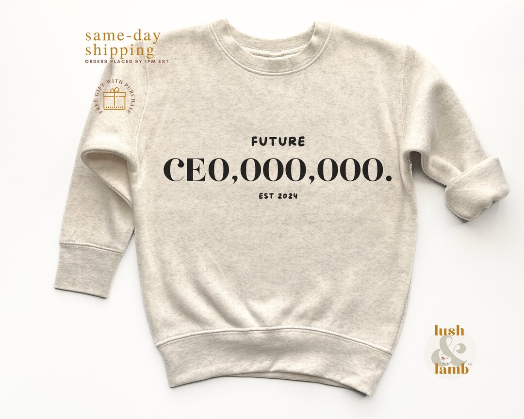 Future CEO Toddler Shirt, Baby Shower Gift, CEO Romper, Future Business ...