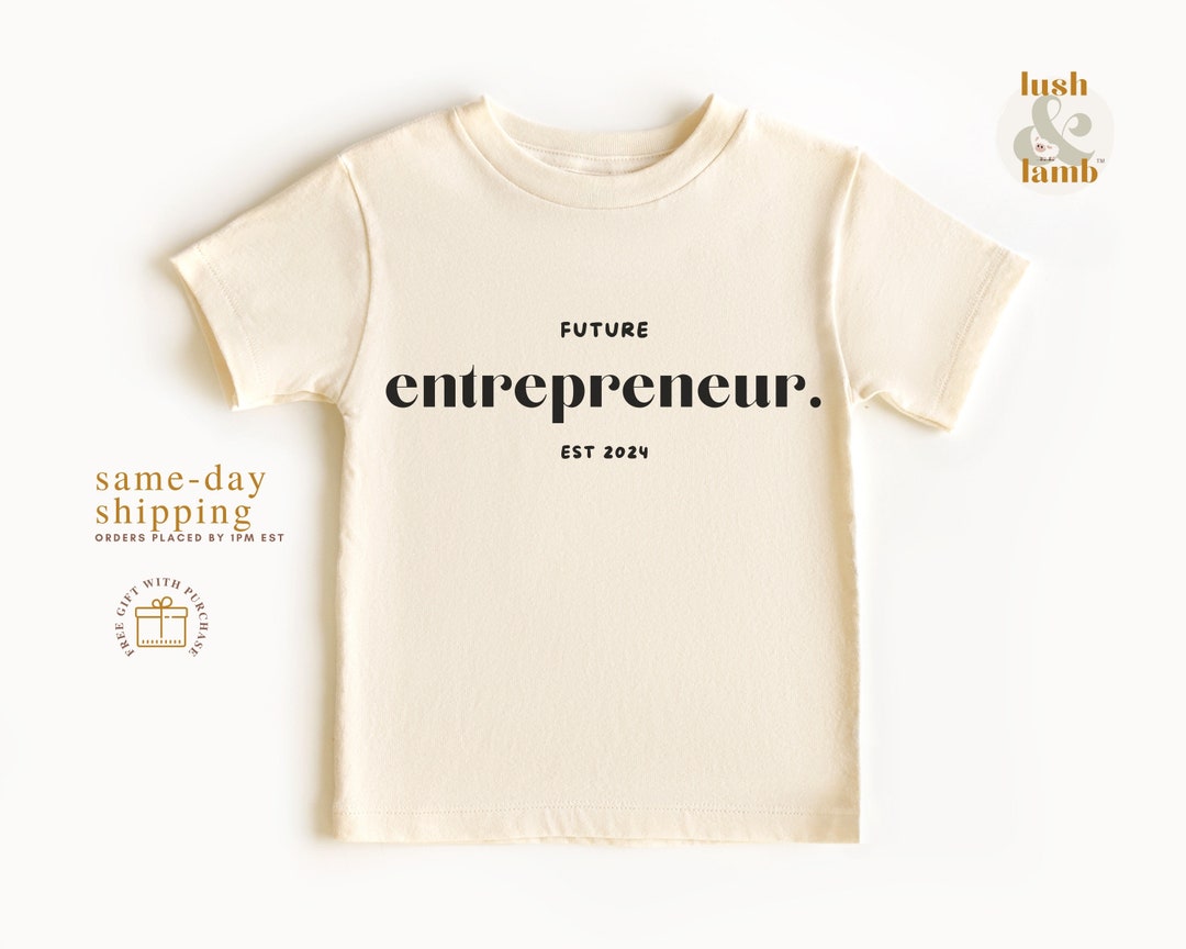 Future Entrepreneur Toddler Shirt, Baby Shower Gift, CEO Baby Gift ...