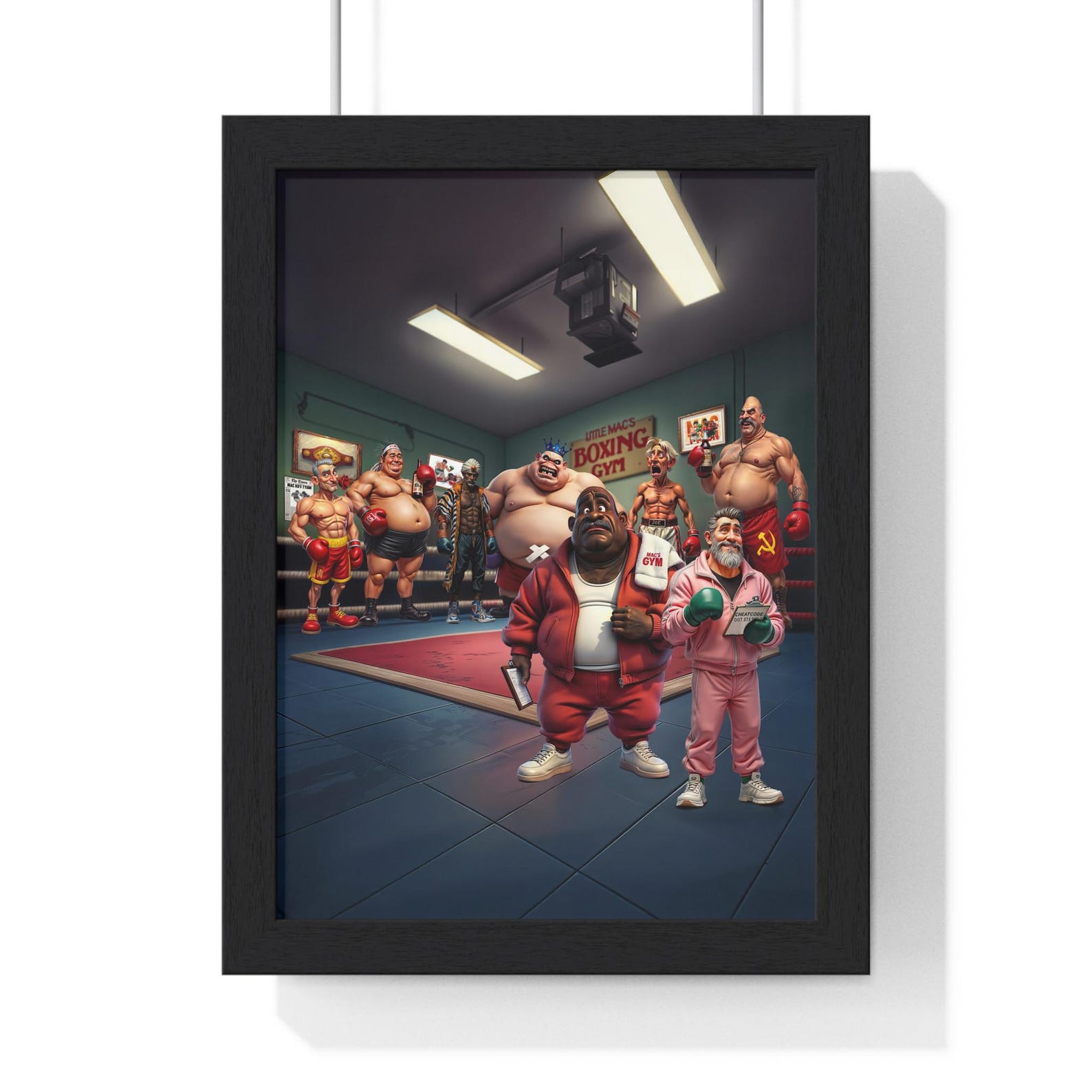 Retired NPC Series: Little Mac’s Gym – Punch-out!! Themed Poster ...