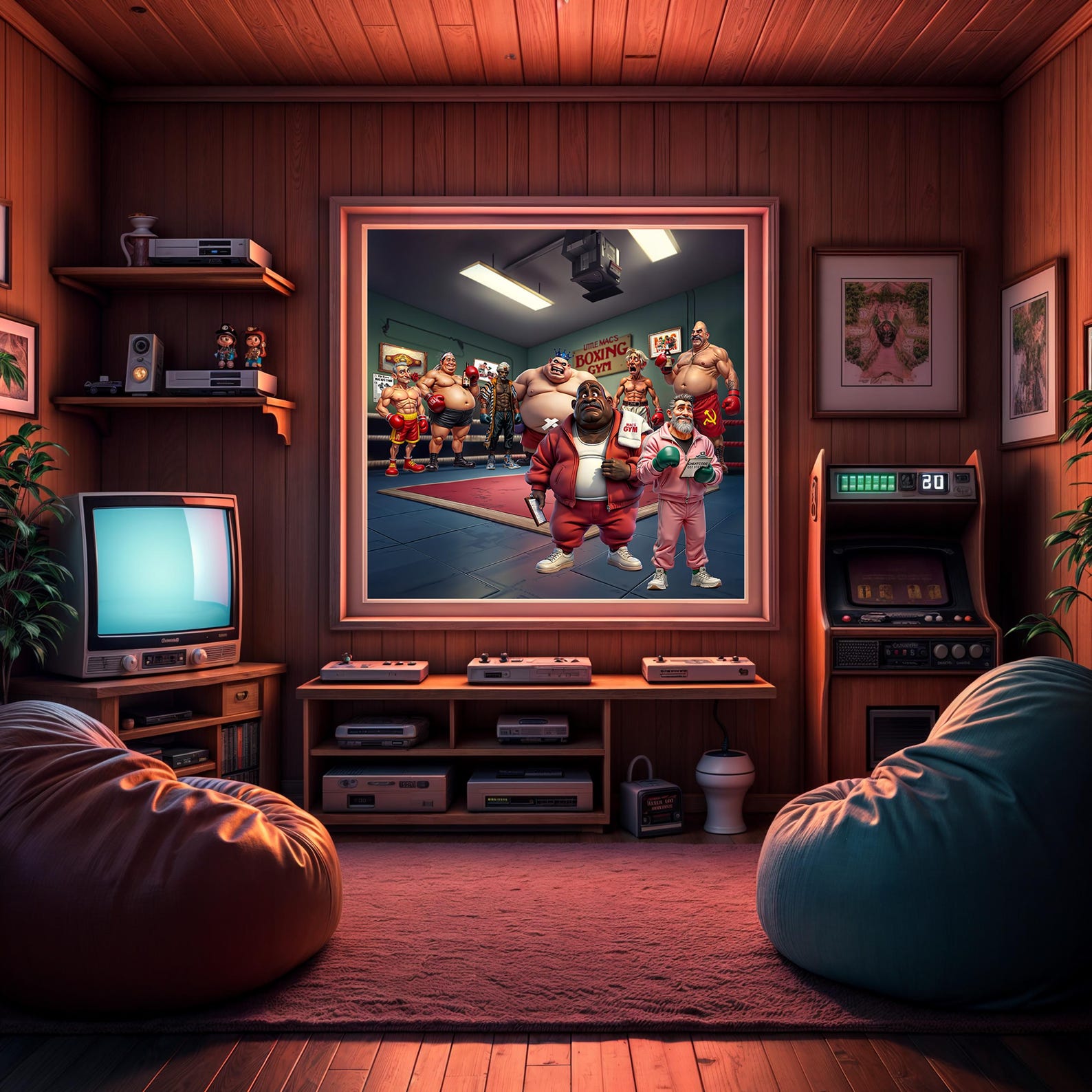 Retired NPC Series: Little Mac’s Gym – Punch-out!! Themed Poster ...