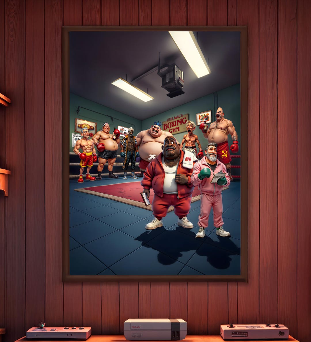 Retired NPC Series // Punch-out!! Edition // Little Mac's Boxing Gym ...