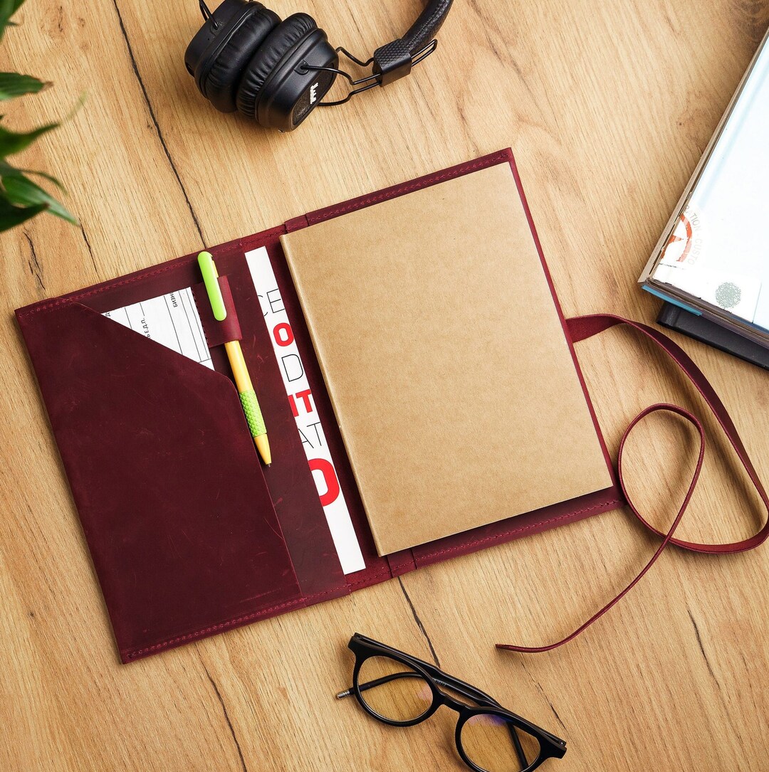 Leather Journal Case, A5 Notebook Cover, A5 Journal Cover, A4 Leather ...