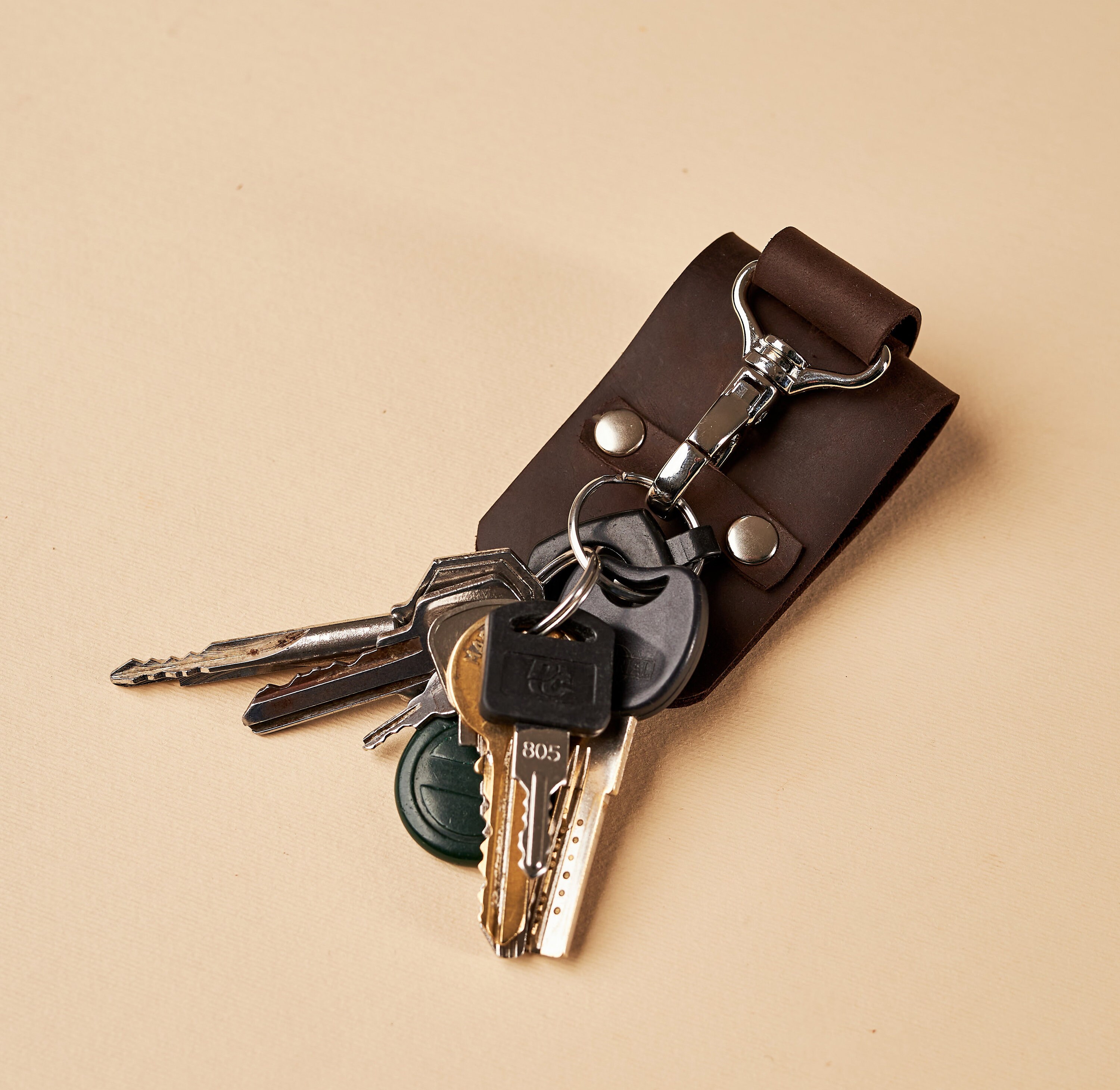 Belt Key Holder, Leather Belt Keyring, Belt Key Ring, Leather Key ...