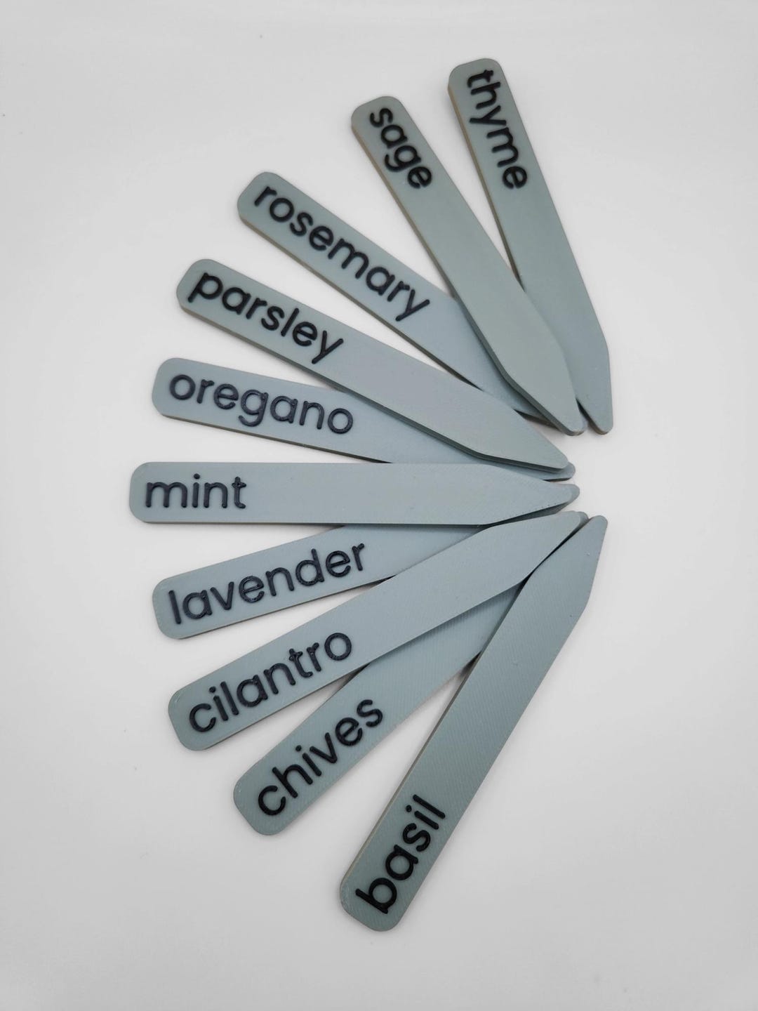10-pack Herb Garden Labels/markers, Biodegradable Eco-plastic - Etsy