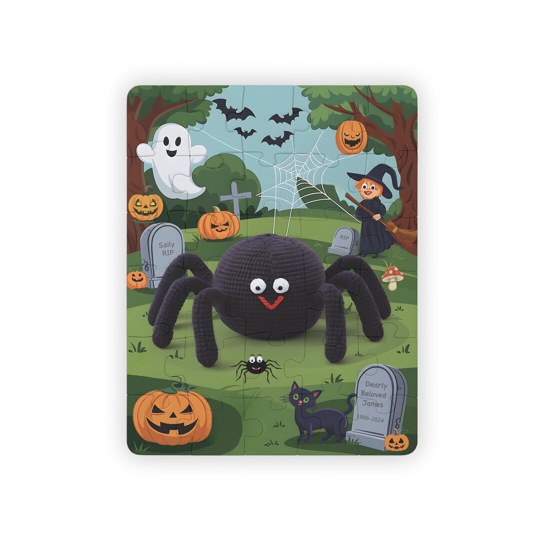 Spider Puzzle for Kids Perfect for Halloween Activities 30-piece Puzzle ...