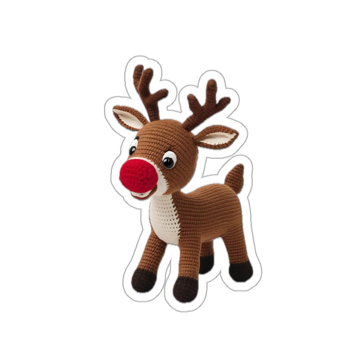Santa's Reindeer Sticker Rudolph the Red Nosed Reindeer Sticker ...